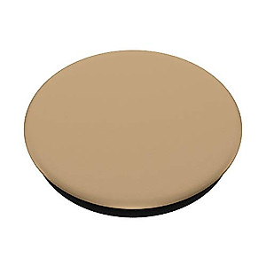 Tan Light Brown Matte Solid Color PopSockets PopGrip: Swappable Grip for Phones & Tablets