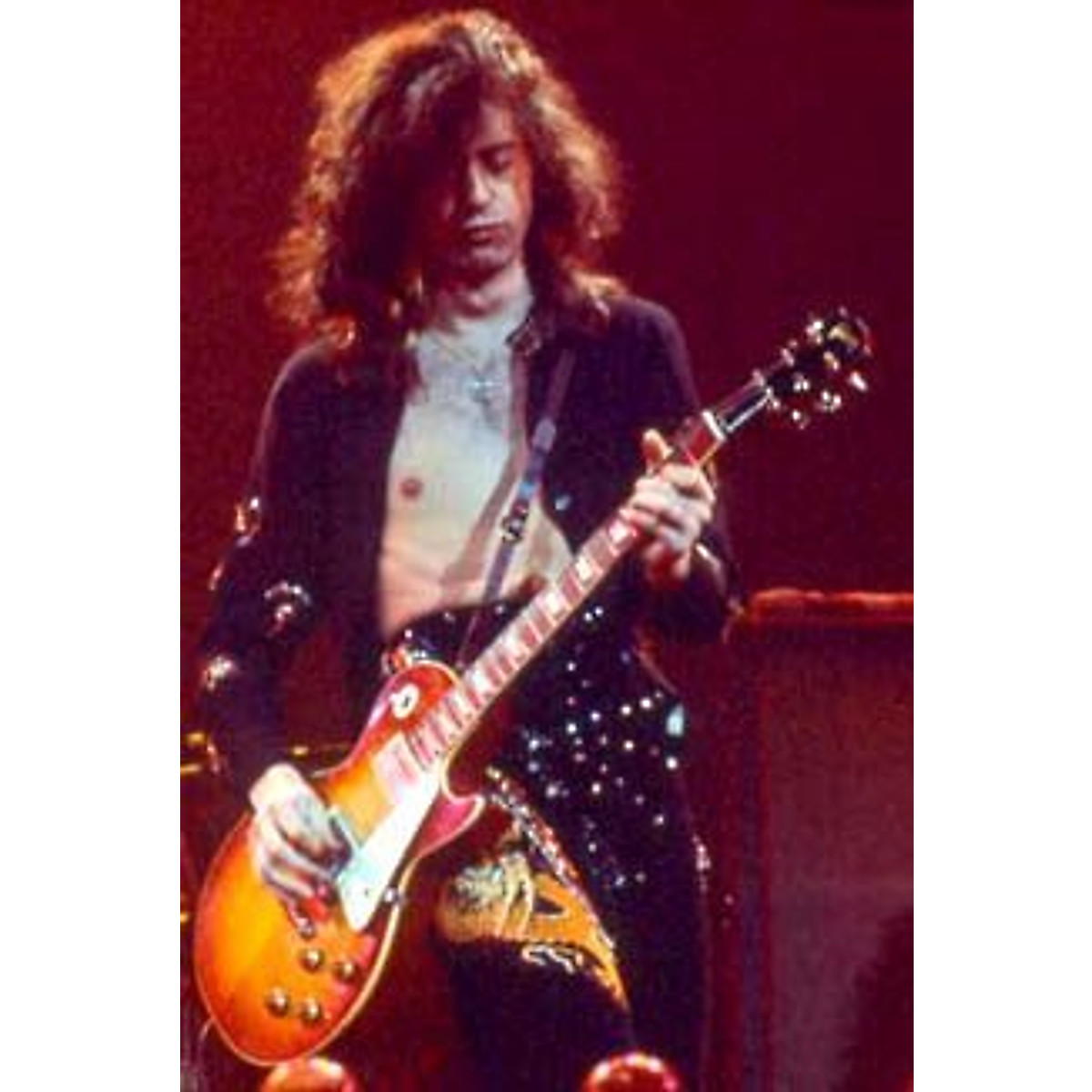 Mini Guitar For ZEPPELIN JIMMY PAGE Sunburst Display GIFT