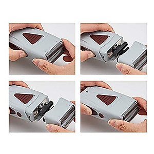 Electric Shaver, Electric Hair Trimmer Kit USB Rechargeable Reciprocating Electric Shaver Beard Trimmer Wet & Dry , Clean Brush for Beauty Salon Barber and Home Use