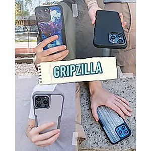 Smartish iPhone 14 Pro Max Protective Case - Gripzilla Compatible with MagSafe [Rugged + Tough] Heavy Duty Armored Slim Cover with Drop Protection - Black Tie Affair