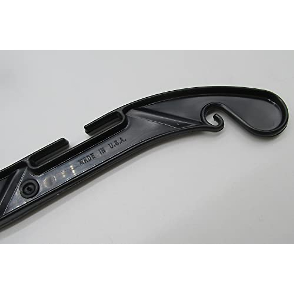 NAHANCO 2500BH Plastic Shirt/Dress Hangers with Black Swivel Hook, Heavy Weight, 17", Black (Pack of 100)