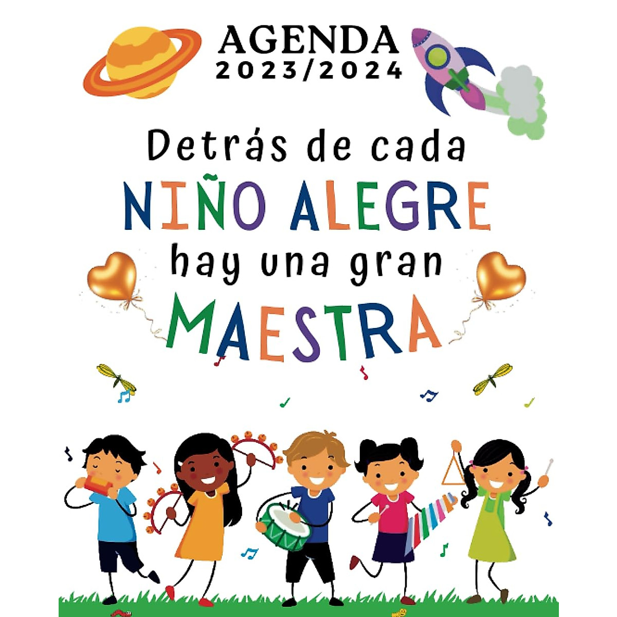 Agenda Maestra 2023 – 2024: Regalo original para profofesores |Grande planificador semanal y mensual | 2 páginas = 1 semana (Spanish Edition)