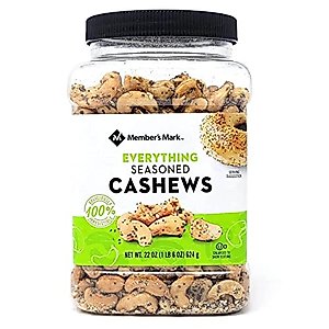 Member's Mark Everything Seasoned Cashews (22 Ounce) 1 pack