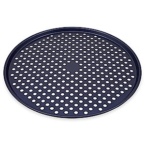 Zyliss Durable Non-Stick Pizza Tray | Carbon Steel | Dark Blue | Pizza Tray/Bakeware | Dishwasher Safe | 5 Year Guarantee…