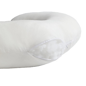 Baby Nursing Pillow and Body Positioner for Breastfeeding and Bottle Feeding for Baby Boys and Girls, Breast Feeding Pillow for Propping Baby, Tummy Time, Sitting Support, Naked Pillow