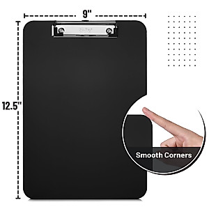 Mr. Pen- Clip Boards, Plastic Clipboards, Black Clipboard, Letter Size, Clipboards Plastic, Paper Clips, Nursing Clipboard, Paper Clip Holder, Writing Board, Document Holder