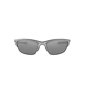 Oakley Men's Oo9153 Half Jacket 2.0 Low Bridge Fit Rectangular Sunglasses, Silver/Slate Iridium, 62 mm