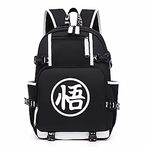 Mxcostume Anime Dragon Luminous Large Capacity Laptop Backpack Cosplay Bookbag (Pattern-1)