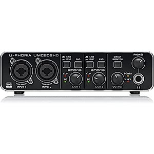 Behringer U-Phoria UMC202HD USB Audio Interface