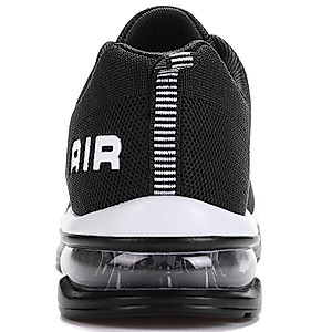 MAFEKE Women Tennis Running Shoes Lightweight Breathable Walking Sneakers (Black US 9 B(M)