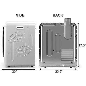 Panda Electric Portable Compact Cloth Dryer 13.2lbs Capacity, White PAN206ET