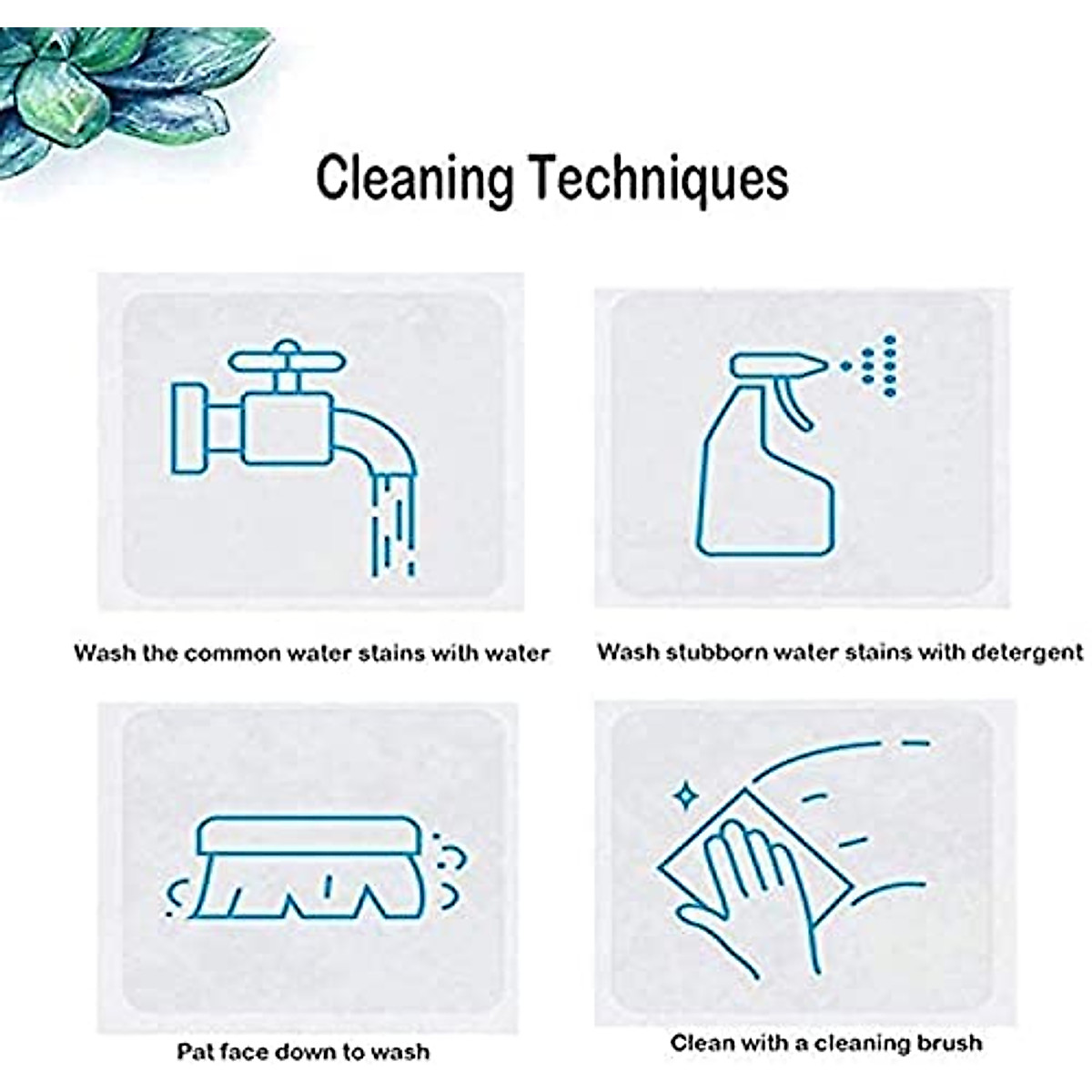 KAYEF Hayzbao 4-Piece Shower Curtain Set Featuring Non-Slip Rugs, Toilet Lid Cover, and Bath Mat - 180x180cm Shower Curtain in Matching Style Included. (2)