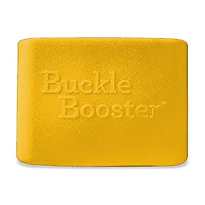 Seat Belt Buckle Booster™ Yellow (BPA Free) - Raises Your Seat Belt for Easy Access - Stop Fishing for Buried Seat Belts - Makes Receptacle Stand Upright Buckling (2)