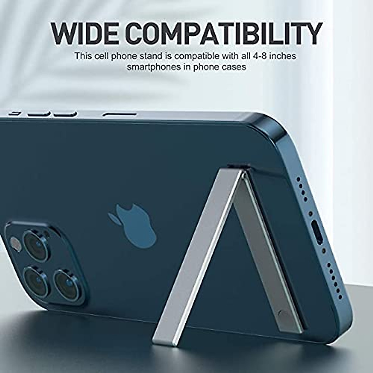 GEN1 Kickstand for Phone – Foldable Phone Stand – Magnetic Kickstand for Phone Case – Compact and Lightweight Cell Phone Kickstand - Aluminum Phone Stand – Horizontal and Vertical Viewing Angle