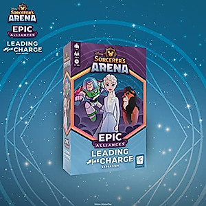 Disney Sorcerer’s Arena: Epic Alliances Leading The Charge Expansion | Featuring Buzz Lightyear, Scar, and Elsa | Officially-Licensed Disney Strategy & Family Board Game