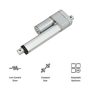 Progressive Automations 12V Potentiometer Feedback Mini Linear Electric Actuator: 4", 35 lbs, Innovative Compact Design, Versatile Capabilities for Home General Automation, Automotive, Manufacturing
