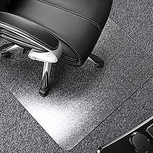 Floortex Polycarbonate Chair Mat 47" x 35" for Low/Medium Pile Carpets