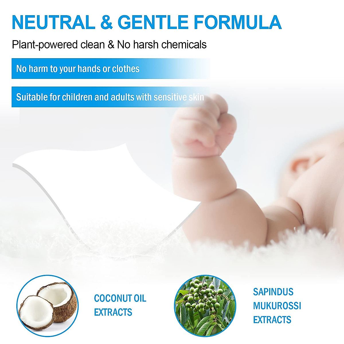 Binbata Laundry Detergent Sheets, 200 Count, Fragrance Free, Unscented, Eco-Friendly, Hypoallergenic, Biodegradable, Plastic Free, Liquidless, Suitable for Sensitive Skin