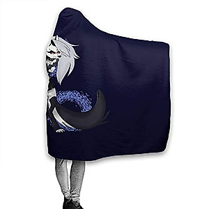 Hooded Blanket Loona from Helluva Boss Comfortable Throw Blankets for Four Seasons Anti-Pilling Flannel Wearable Blanket Suitable for Sofa Blankets for Adults and Children, Bed Blankets 60" X50