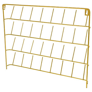 TEHAUX Spool Stand Sewing Storage Rack Quilting Thread Holder Room Thread Holder Ring Holder Tree Wall-Mounted Braiding Rack Wall Hanging Thread Holder Beaded Yarn Holder Iron Golden