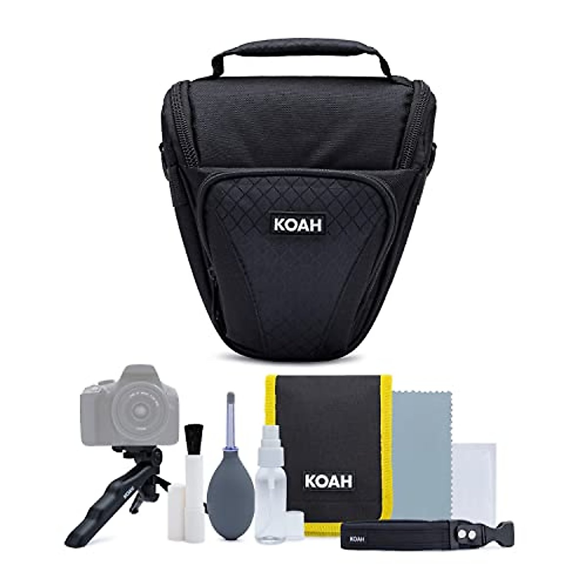 Kodak PIXPRO AZ528 16MP Astro Zoom Digital Camera with 52x Zoom and 3-Inch LCD Display (Black) Bundle with 64GB Class 10 UHS-I U1 SDXC Memory Card, and Camera Case with Accessories (3 Items)
