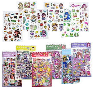 36 Sheets Cute Girl Junk Journal Supplies Clearance ,Small Pretty Stickers PET Self-Adhesive Letter Stickers Card Making Stickers Planner Stickers for Art Journaling Collage Craft Notebooks Album Crafter Gifts(Girl)