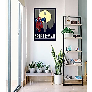 POSTER STOP ONLINE Spider-Man - Marvel Comics Poster/Print (Art Deco Design) (Size 24" x 36")