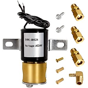 UP2WIN Replacement UHS24 Solenoid Valve, Humidifier Water Solenoid Valve Compatible with Honeywell HE265A HE360 HE260 HE220 HE225, Aprilaire Carrier Furnace Humidifier