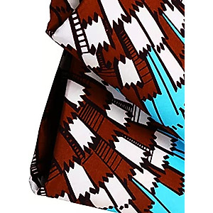 Vkceeool African Print Fabric Ankara Traditional Wax Fabric Dashiki Cloth Fabric 1 Yard (Fabric-A02)