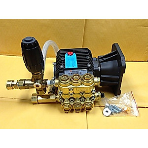 Comet ZWD 4040G Pressure Washer Pump 4 GPM 4000 PSI For 1" Hollow Shaft Engines (Fully Plumbed with Unloader External Bypass)