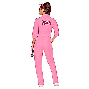 Spirit Halloween Barbie the Movie Adult Pink Power Jumpsuit - S | Officially Licensed | Barbie Outfit