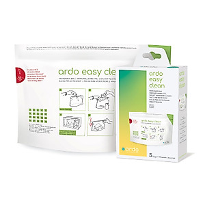 Ardo Easy Clean - Multi-use Microwave Steam Cleaning Bags for Breastfeeding Accessories, 5 Bags (100 Cleaning Cycles Total)
