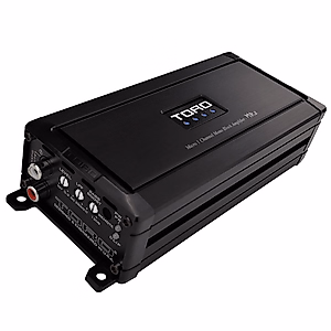 TORO TECH – R6, 8000 Watts MAX – 3200 Watts RMS 0.5Ω Stable Monoblock Car Amplifier Sound Quality Class D Design, Built-in Auto Sensing Turn-On, Subwoofer Amplifier
