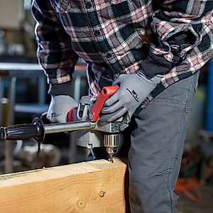 Wells Lamont mens Work Gloves, Grey, Large Pack of 5 US