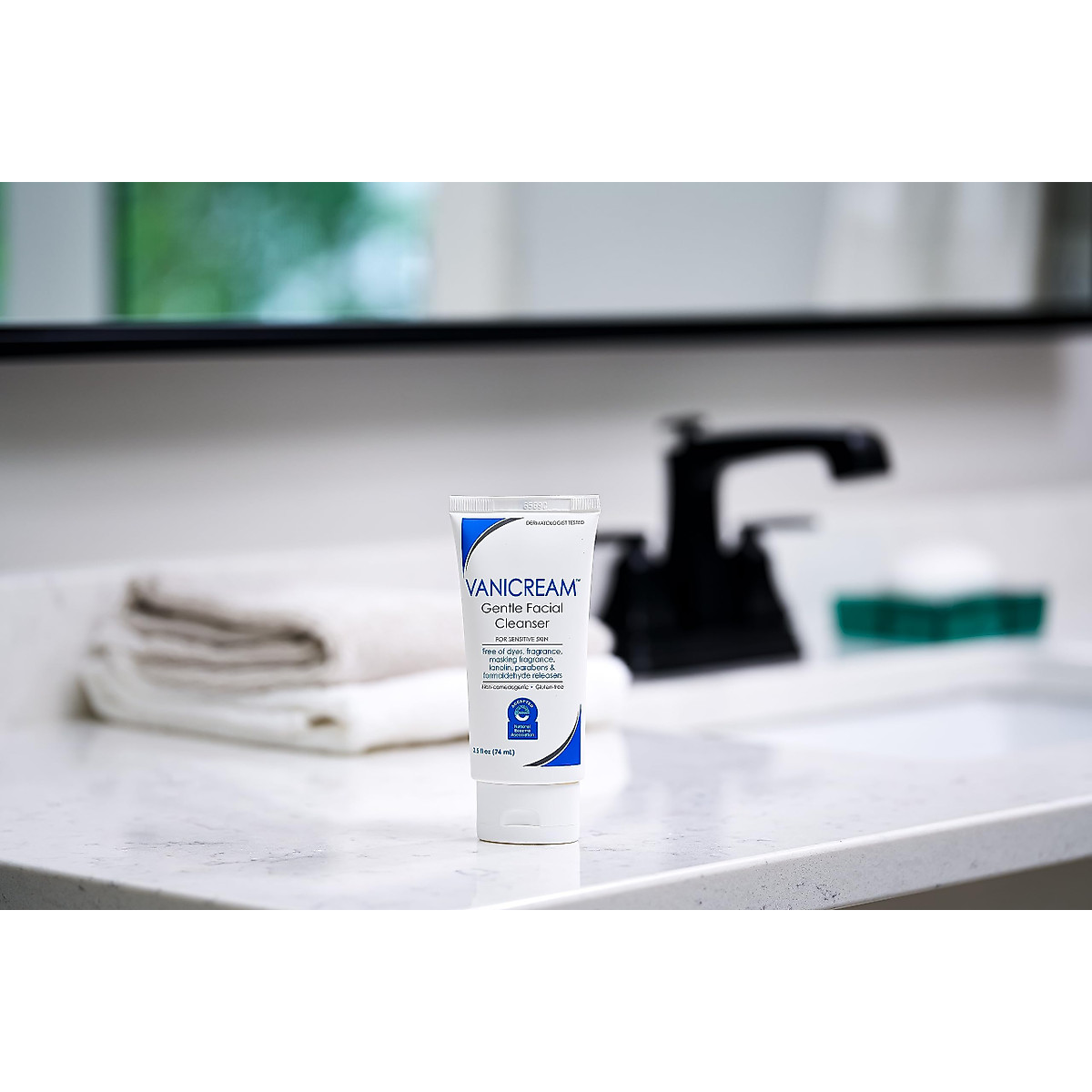 Vanicream Gentle Facial Cleanser - 2.5 fl oz - Formulated Without Common Irritants for Those with Sensitive Skin