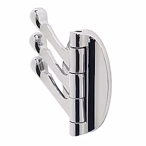 FPL Door Locks H2008 Triple Folding Garment Hook in Polished Chrome