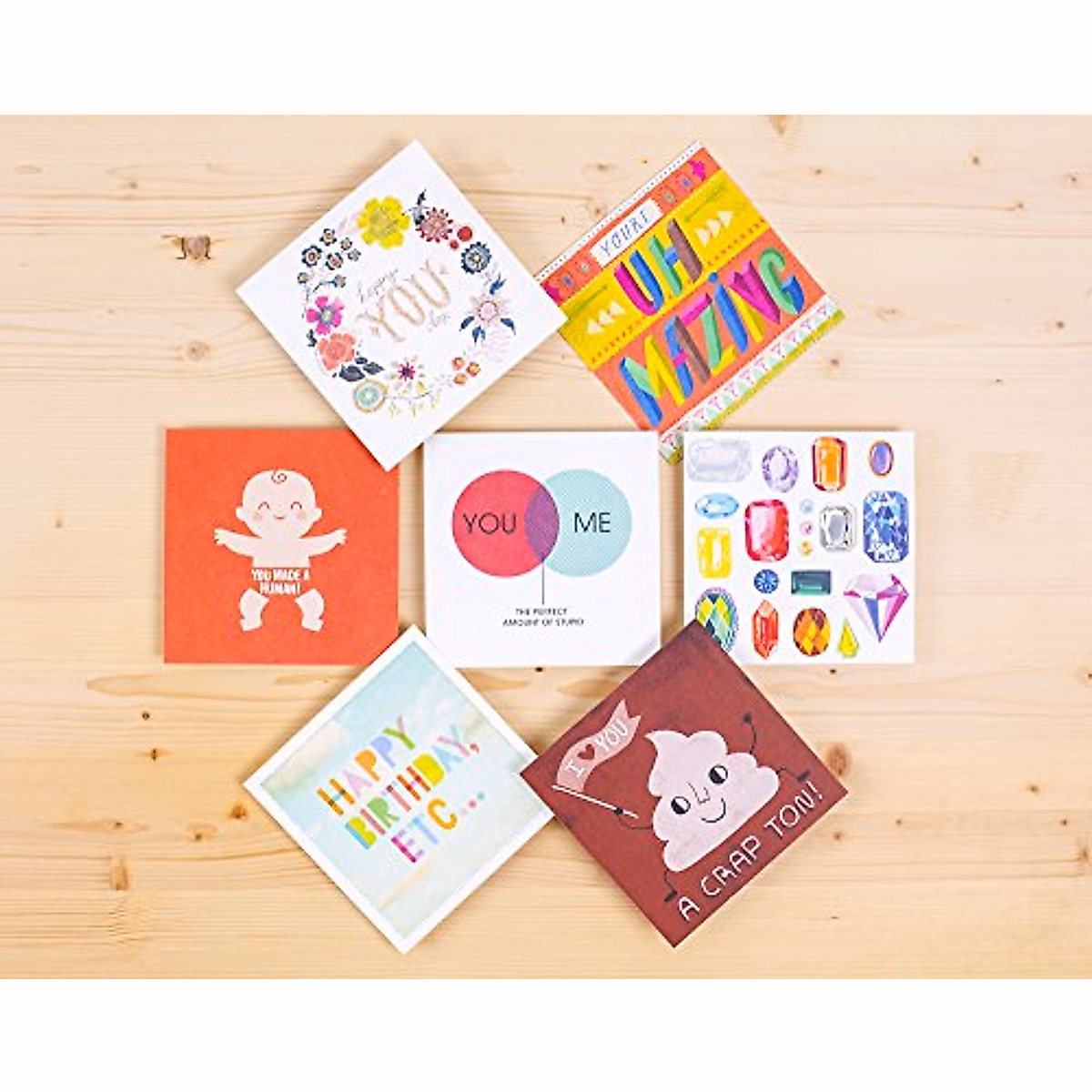 Hallmark Studio Ink Baby Congratulations Card (Made a Human)