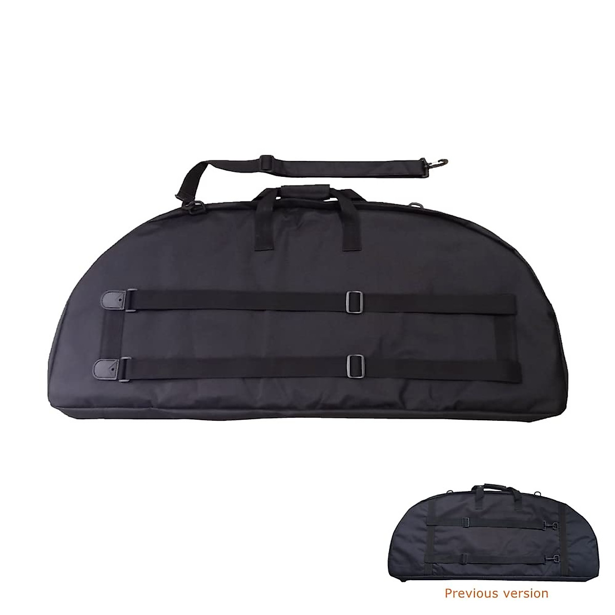 DarkForest BC-3 Black Lightweight Soft Bow Case Compound Bow Case 37.5 Inch Full Length.