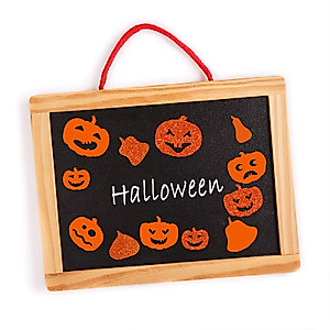 512 Pcs Bulk Foam Halloween Pumpkin Shapes Jack-O'-Lantern Cutouts Stickers Self Adhesive Pumpkin Stickers 1" 1.5" 2" Embellishments for Kids Art Craft Trick-or-treat Favors Halloween Fall Decoration