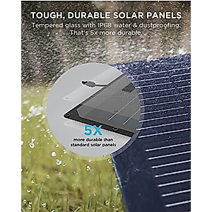 EF ECOFLOW Solar Generator DELTA2 with 220W Solar Panel, LFP(LiFePO4) Battery, Fast Charging, Portable Power Station for Home Backup Power, Camping & RVs