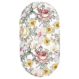 Baby Bassinet Crib Sheets, Baby Cradle Sheets,Breathable Printed Mattress Pad Cover for Cradle and Bassinet Mattress (32''x16.5'')