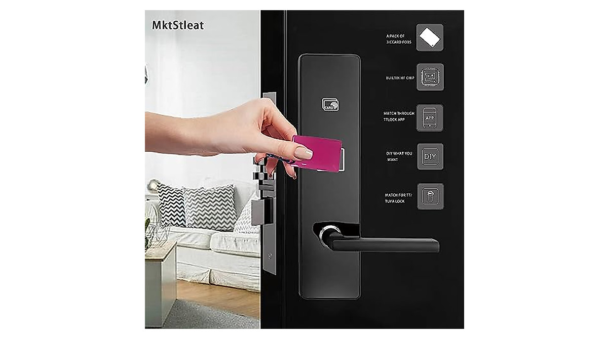 Smart IC Card Fob Lock - 8 Pack RFID Access