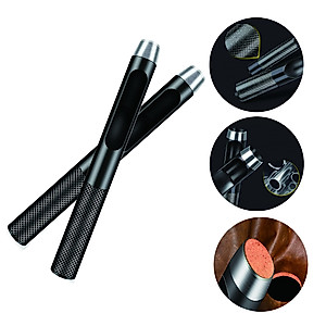 IRISFLY 10pcs Round Steel Leather Craft Hollow Hole Punch 1mm to 10mm for Leather Belt Watch Band Gasket