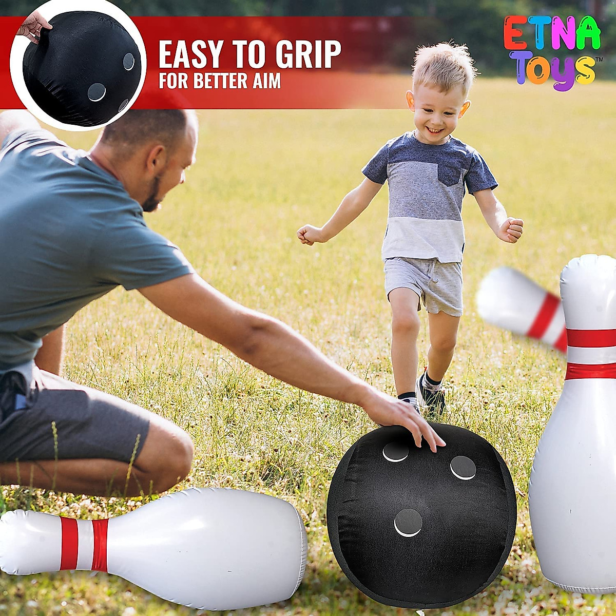 Etna Giant Inflatable Bowling Set