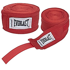 Everlast Professional Hand Wraps, 180-Inch, Red