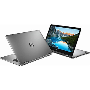 Dell Top Performance Flagship 7000 Series Inspiron 17.3" 2-in-1 FHD IPS Touch-Screen Laptop, Intel 8th Gen i7-8550U, 16GB DDR4, 512GB SSD + 2TB HDD, HDMI, USB-C, Backlit keyboard, NVIDIA MX150, Win 10