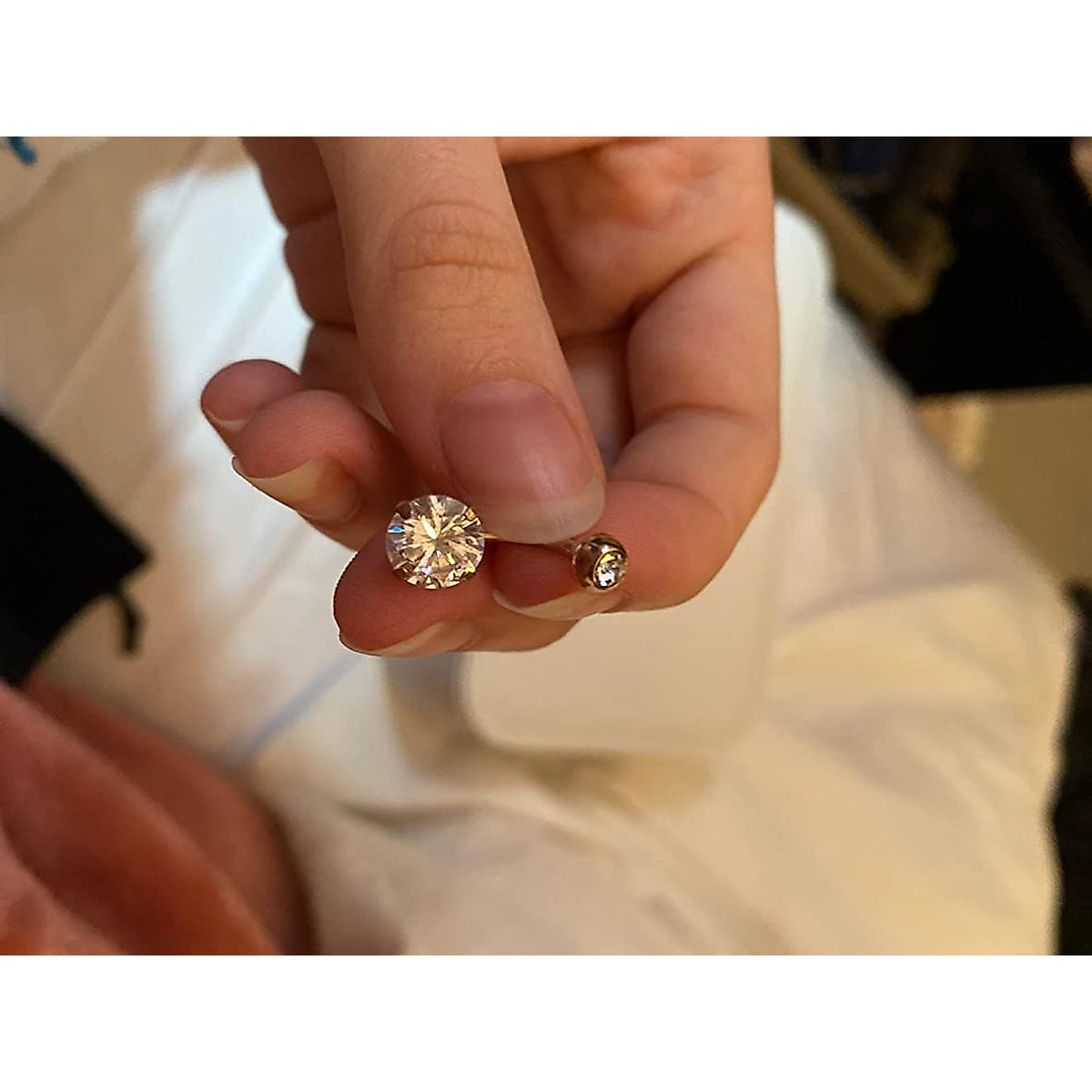 VCMART 14G Belly Button Ring Heart Clear Round Sunflower Diamond Opal Belly Button Rings Surgical Steel Diamond Belly Rings for Women Navel Rings Navel Piercing Jewelry Belly Button Piercing Jewelry