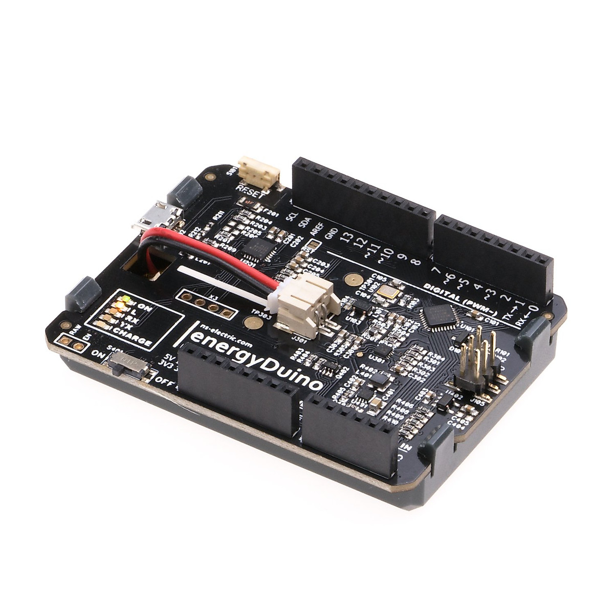 energyDuino – ATmega328P Uno Board with Rechargeable Battery - Compatible with Arduino IDE