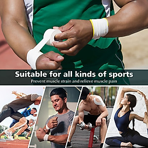 FOMIYES 6 Rolls Tape Muscle Tape Ankle Tape Injury wrap Athletic Trainer Tape Gymnastics Tape for Hands Knee Tape Trans Tape Tape Tapes Sliced Cotton Accessories