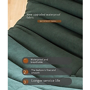 1987vroma Whether You want to take a nap on a sunny afternoon or stay at home watching TV, it can provide You with a comfortable experience (Black micro leather,sofa)